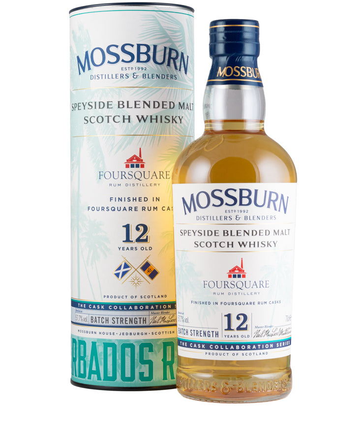 Mossburn 12 Year Old Blended Malt Foursquare Rum Finish – HAY WINES