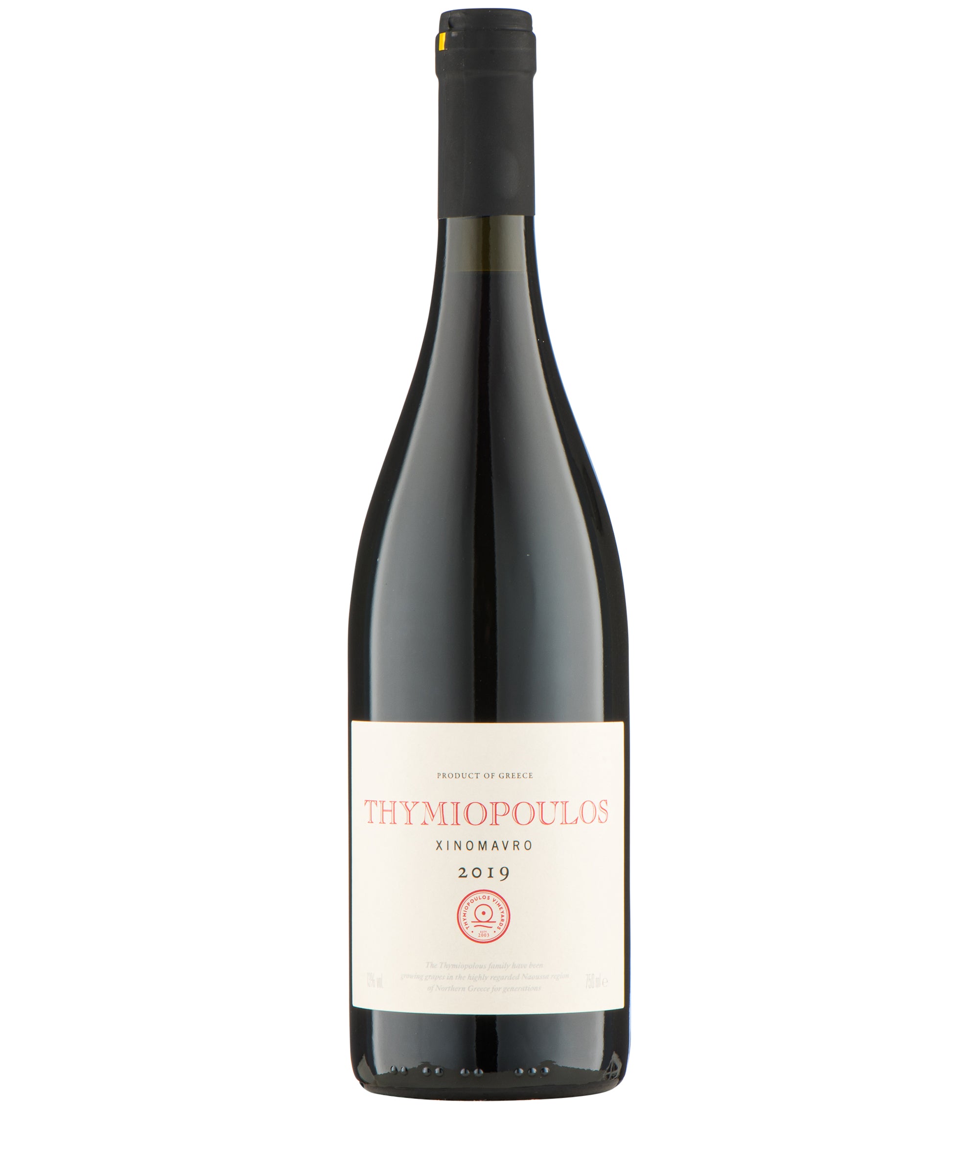 Thymiopoulos Xinomavro 2022, Naoussa Red Wine, Greece