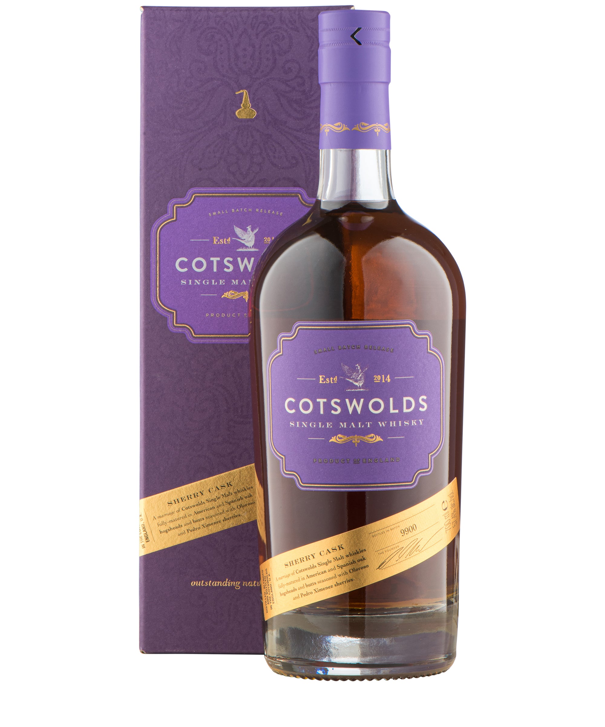 Cotswold Sherry Cask Single Malt Whisky, England 57.4% ABV